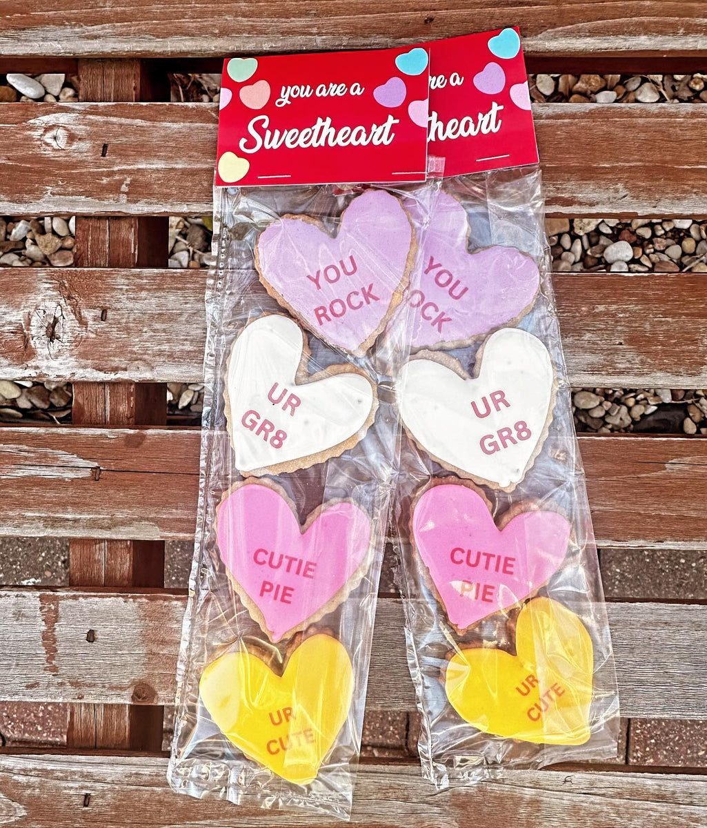 Conversation Heart Mini cookies – The Butter Stick Bakery